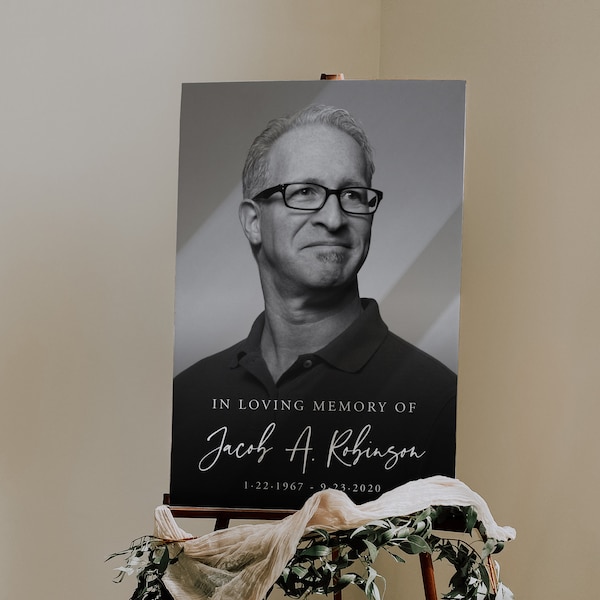 Funeral Memory Board - Etsy