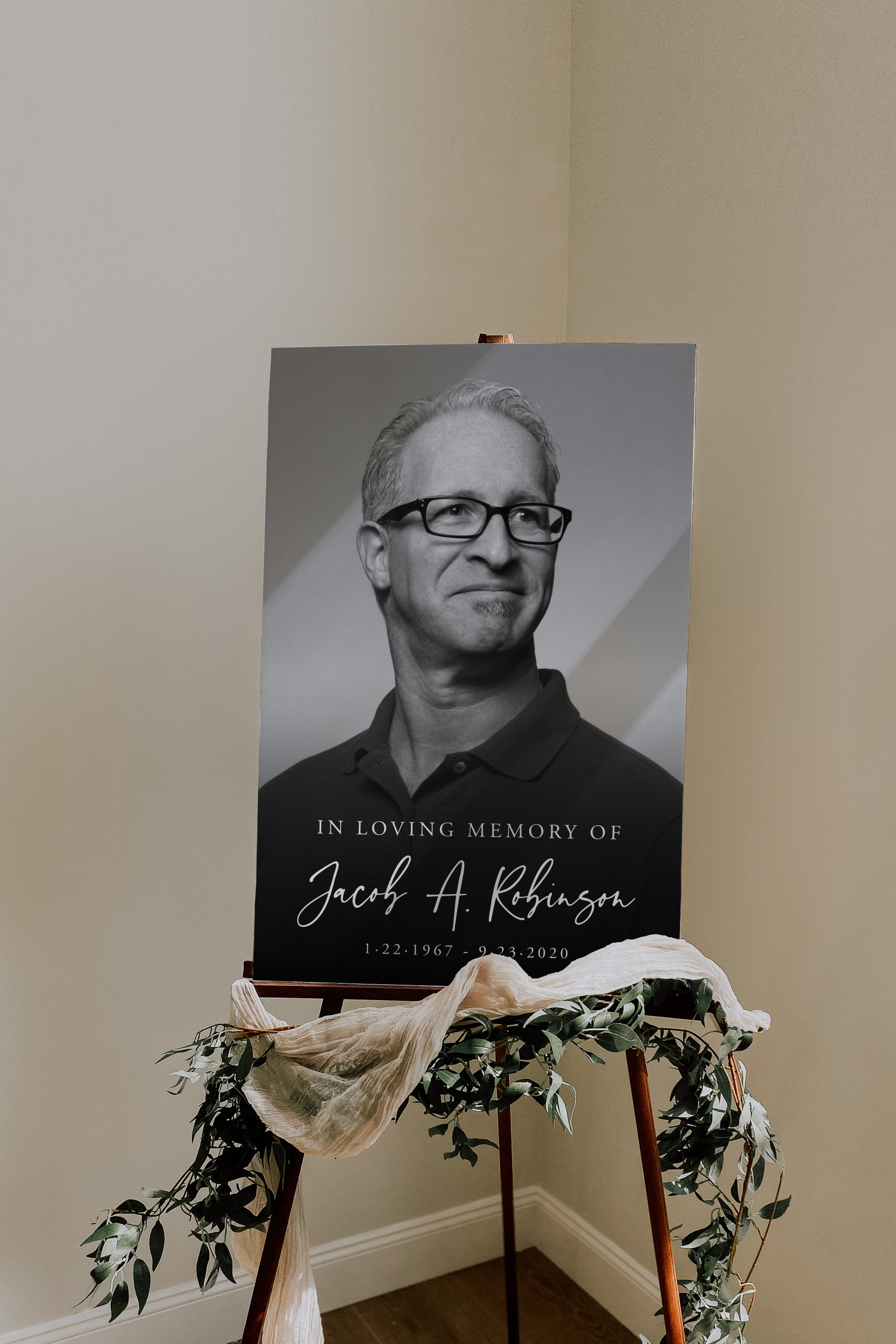 Funeral Welcome Sign Celebration of Life Poster in Loving - Etsy
