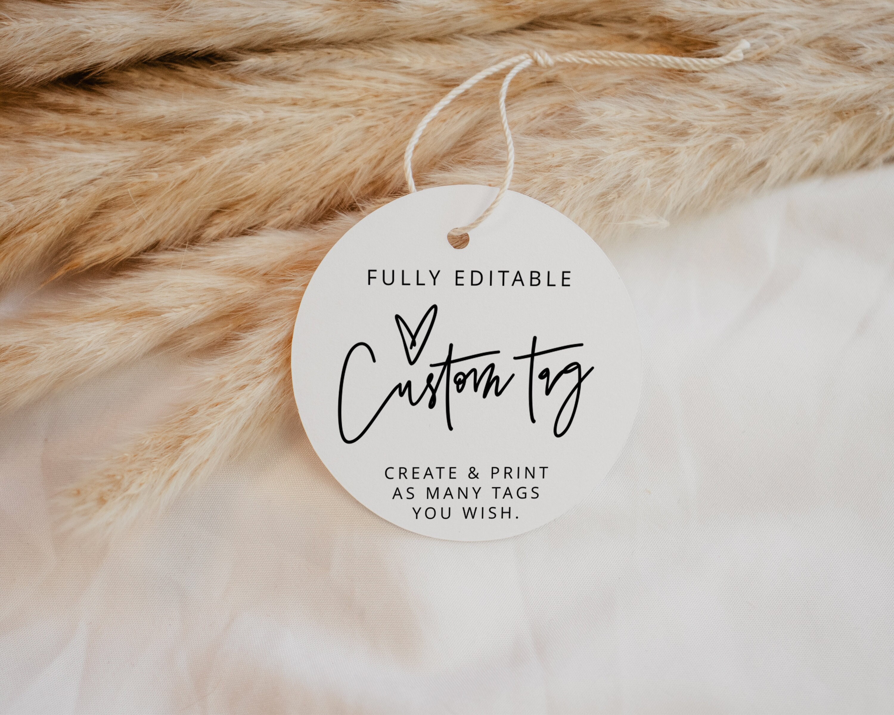 Editable Round Tags Instant Download Custom Round Tag - Etsy UK