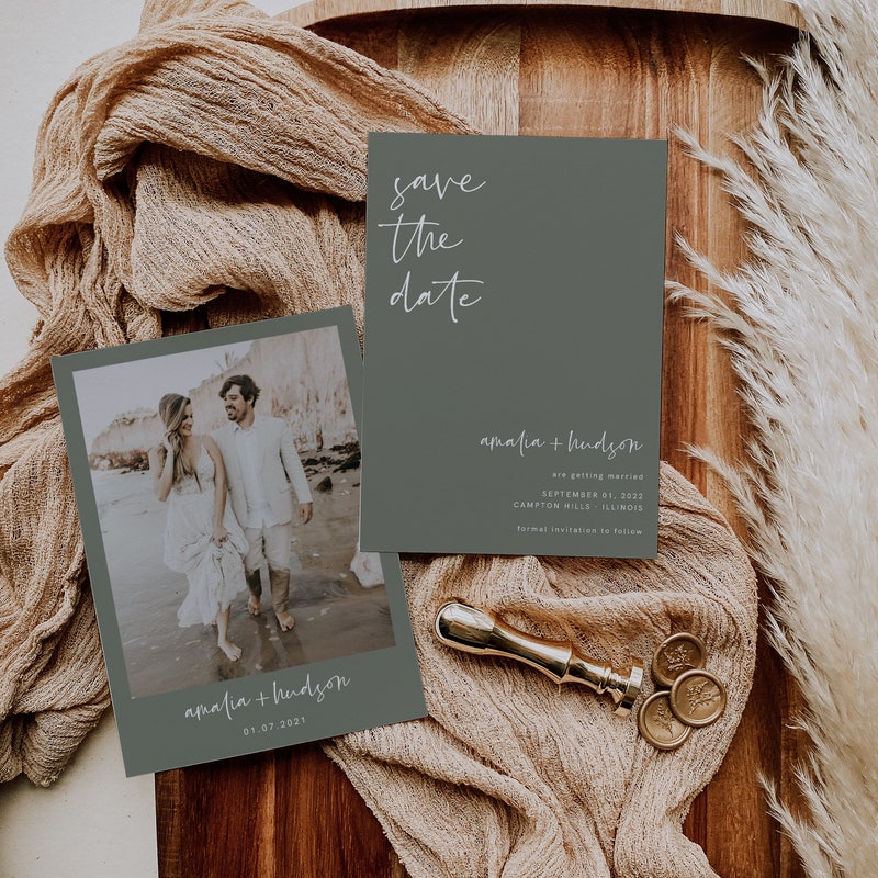 Save the Dates No Photo - Etsy