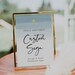 Blue Baptism Custom Sign Template Light Blue Watercolor - Etsy