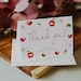 Apple Thank You Card Template, Folded , Editable Apple of Our Eye Baby ...