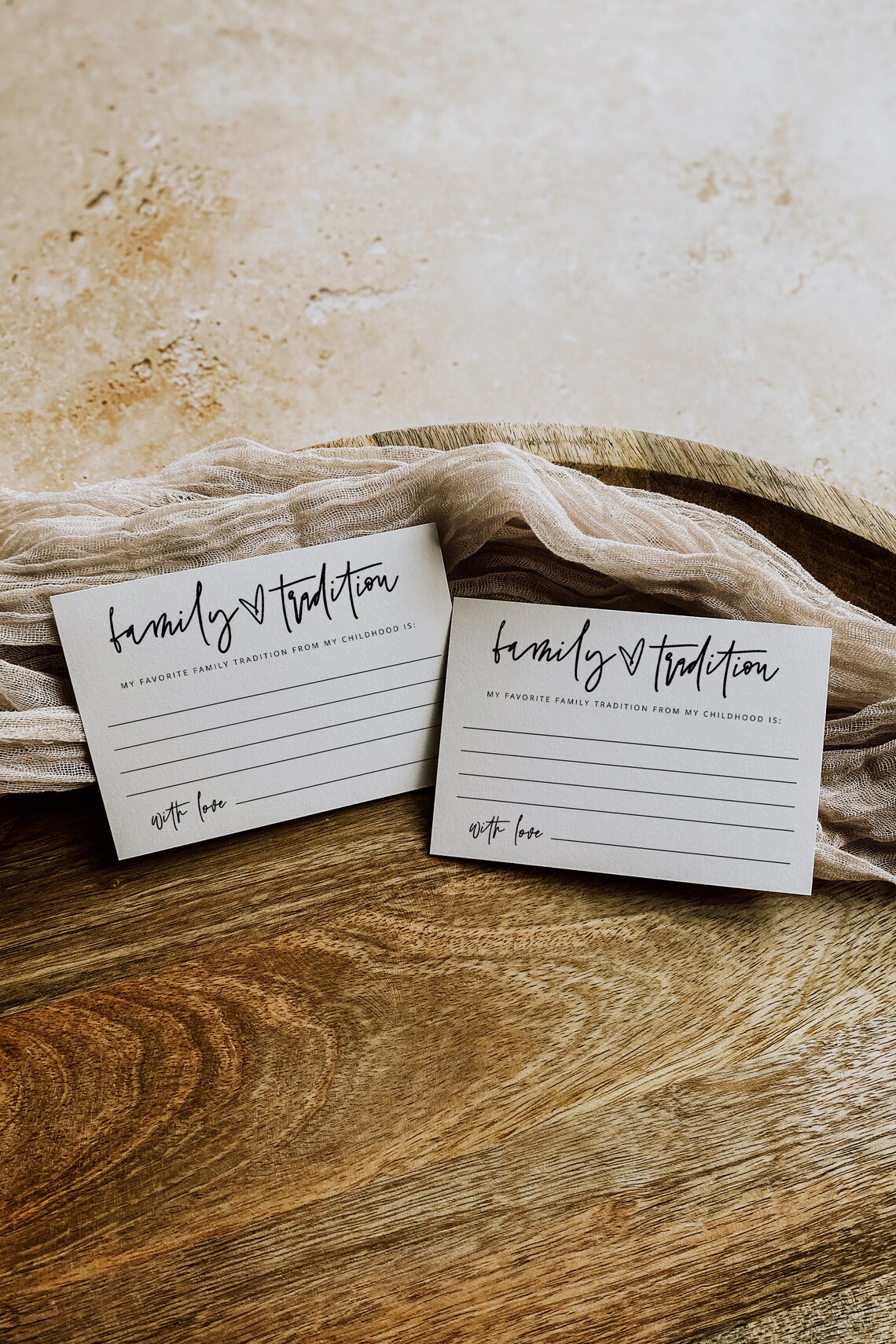 Family Traditions Sign and Card Baby Shower Share a Memory - Etsy