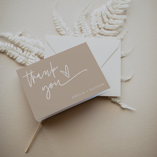 Modern Thank You - Etsy
