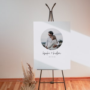 Photo Wedding Signature Board Template, Signature Sign, Modern Wedding ...