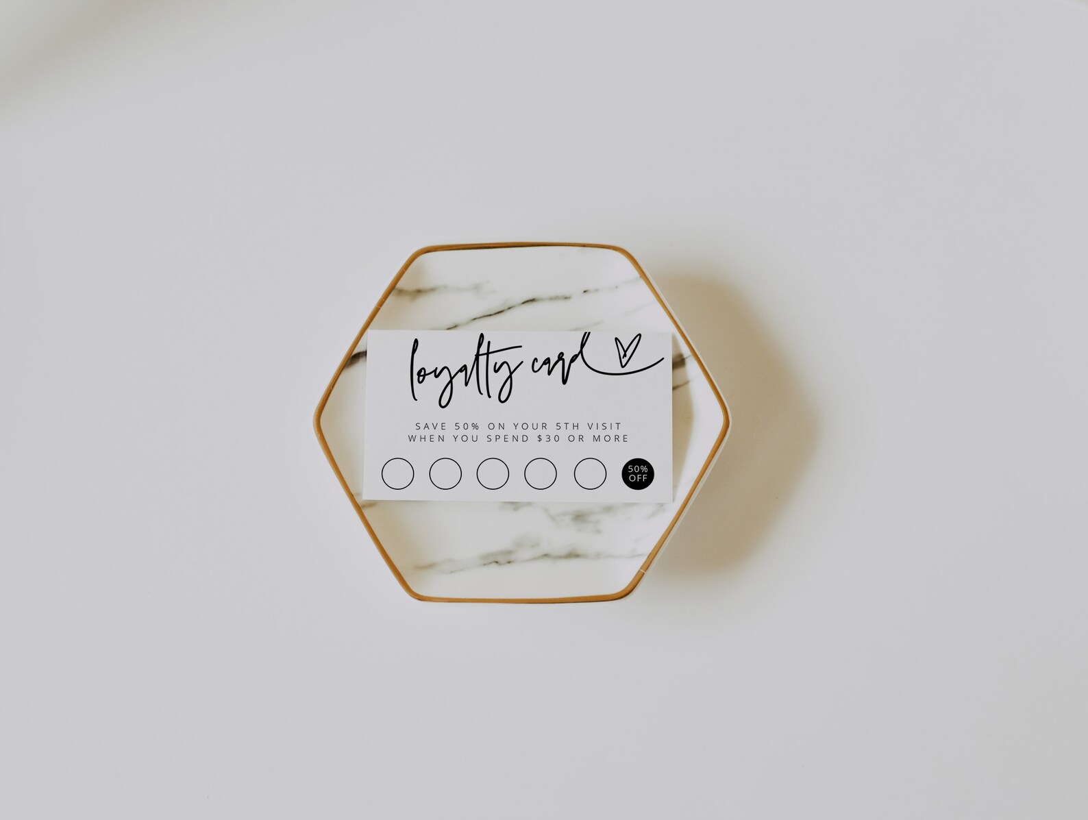 Loyalty Card Template, Modern Customer Loyalty Cards, Rewards Card ...