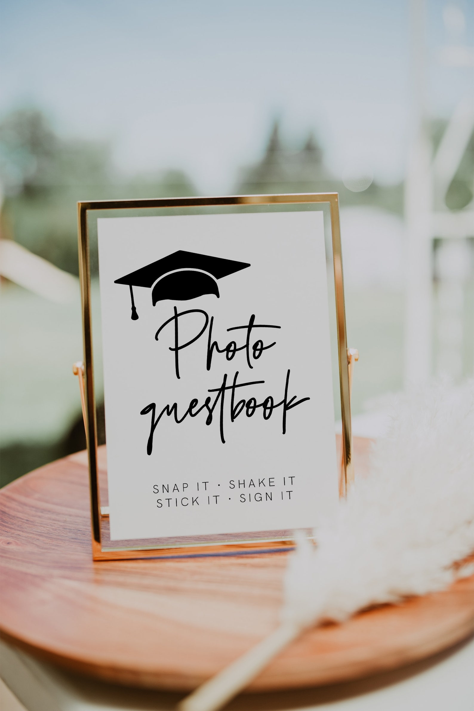 Graduation Photo Guest Book Graduation Guest Book Sign - Etsy