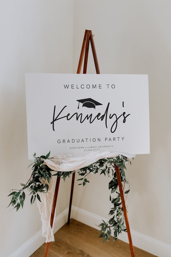 Graduation Welcome Sign Graduation Poster Download Graduate - Etsy