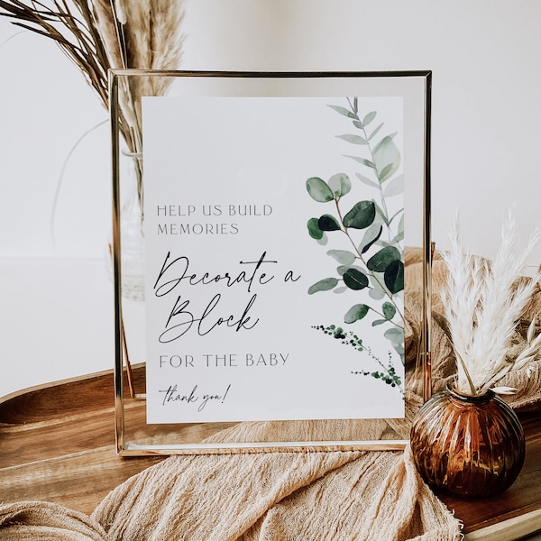 Baby Shower Blocks - Etsy