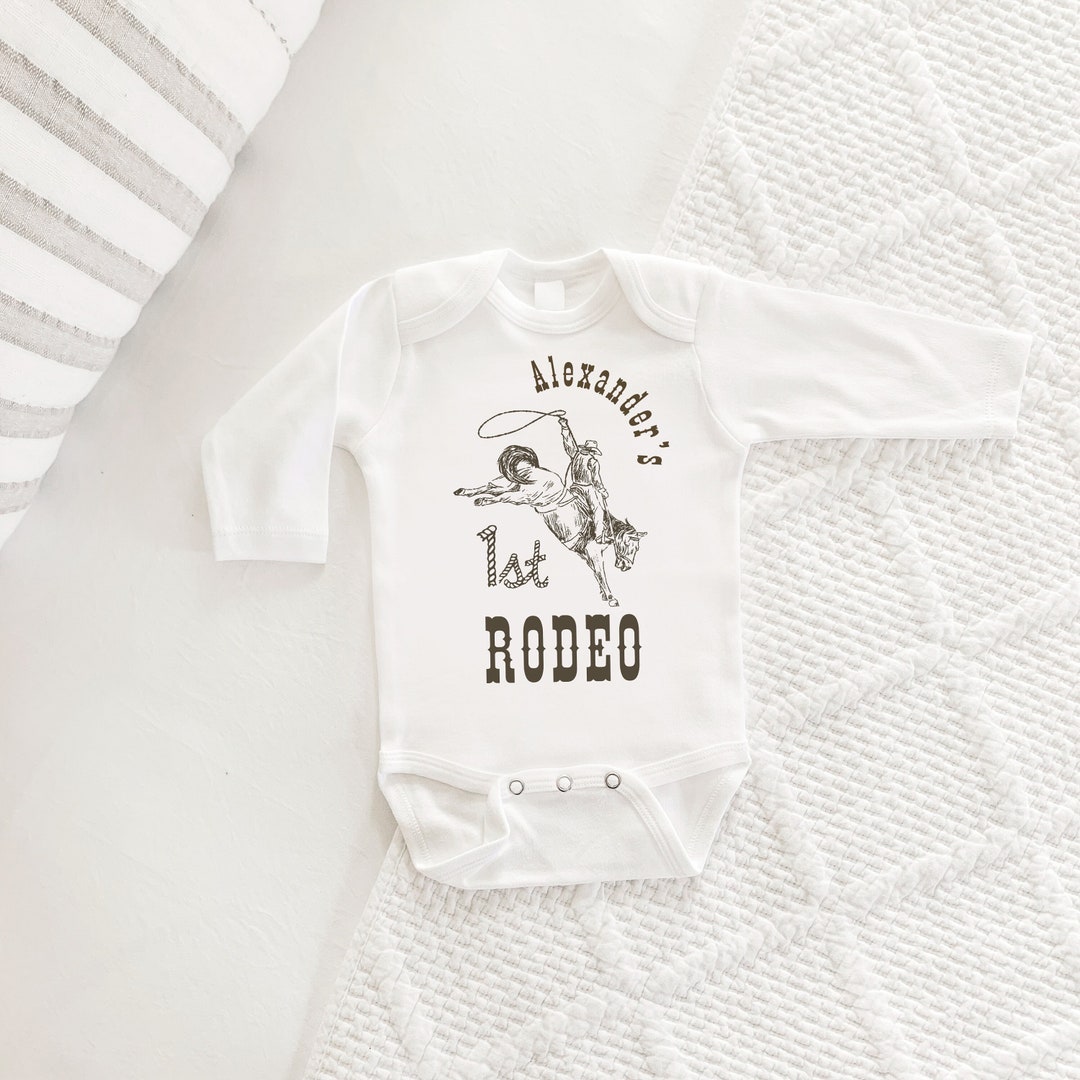 First Birthday Outfit, My First Rodeo, Rodeo Shirt, First Rodeo Outfit ...
