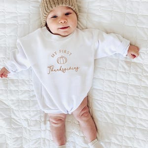 First Thanksgiving, Baby's First Thanksgiving Outfit, Romper ...