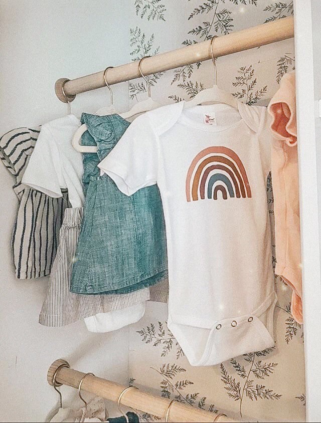 Rainbow Baby Announcement Shirt and Bodysuits Gender Neutral Baby Gift ...