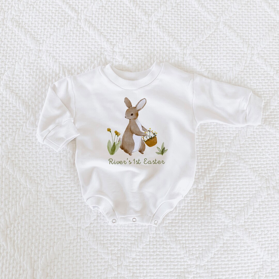Easter Baby Outfit, First Easter Shirt, Baby's First Easter, Baby ...