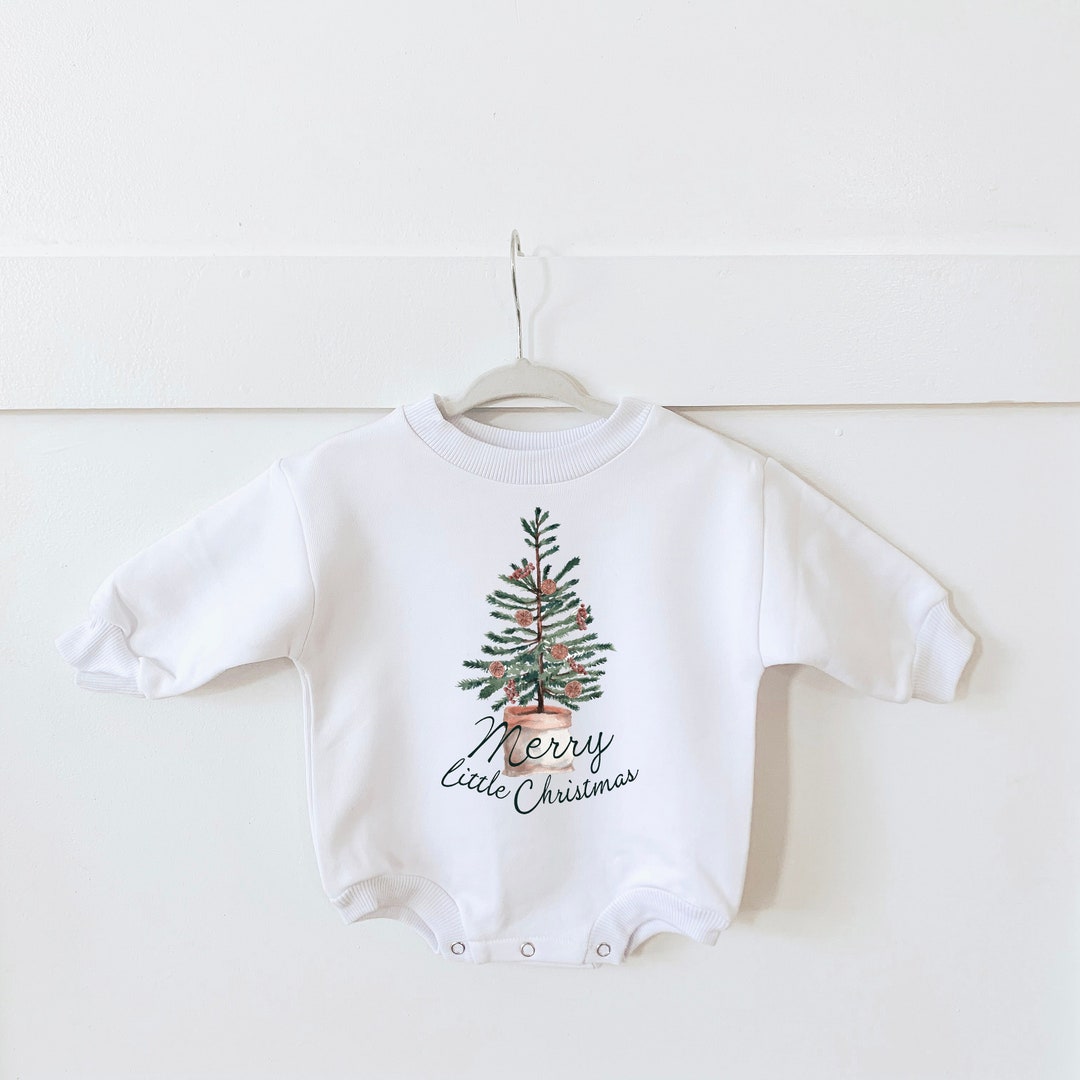 Christmas Baby Outfit, Baby First Christmas, Merry Little Christmas ...