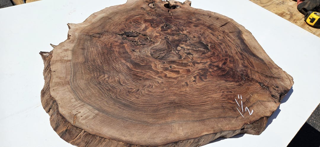Claro Black Walnut Stump Root Slab, Super Insane Grain, Burl Spilkes - Etsy