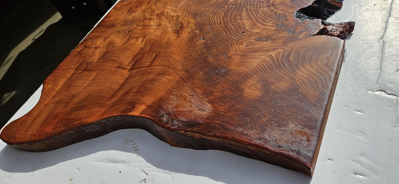 Old Growth Redwood Root Live Edge Slab W/burned Edges some Faux Edge - Etsy