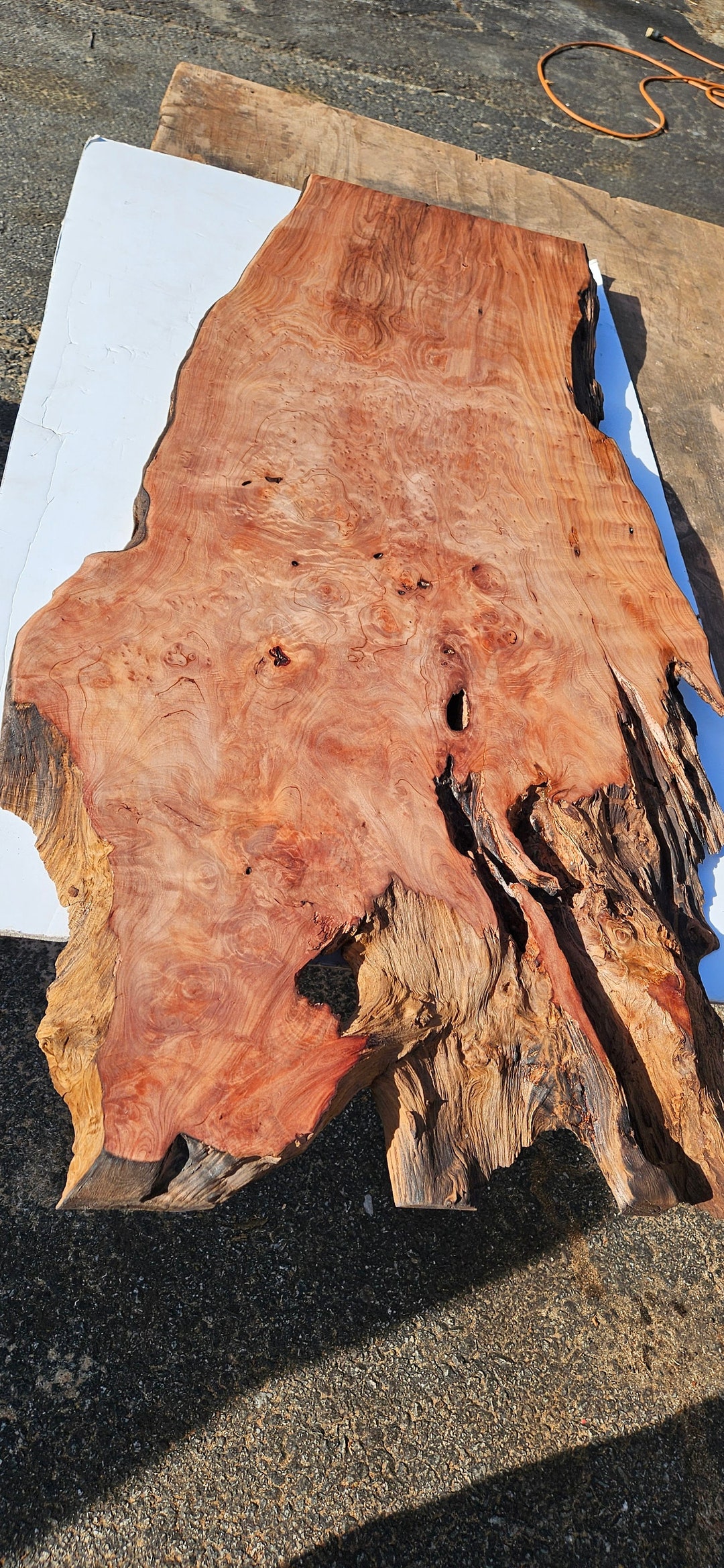 Old Growth Redwood Stump Root Slab, Extreme Figuring. - Etsy