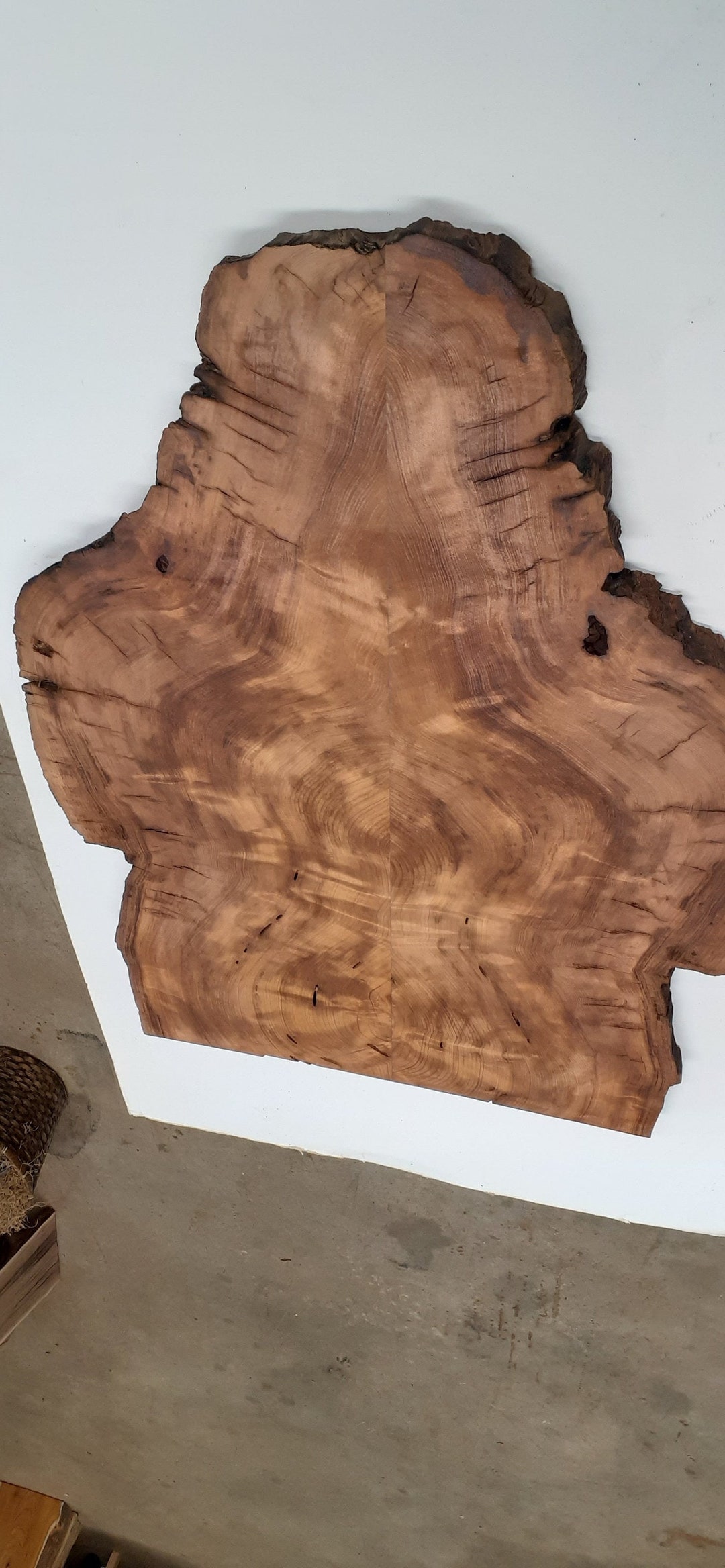 Old Growth Redwood Stump Root Slab, Extreme Figuring,l Table Top ...