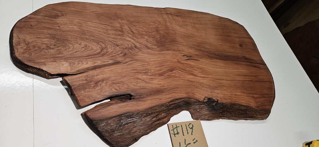 Old Growth Redwood Root Live Edge Slab W/light Burned Edges. - Etsy