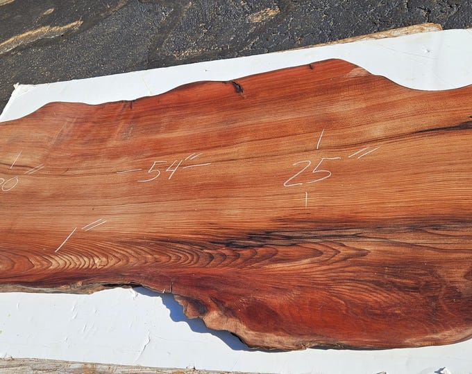 Old Growth Redwood Root Live Edge Slab W/burned Edges, Table Top, Wall ...