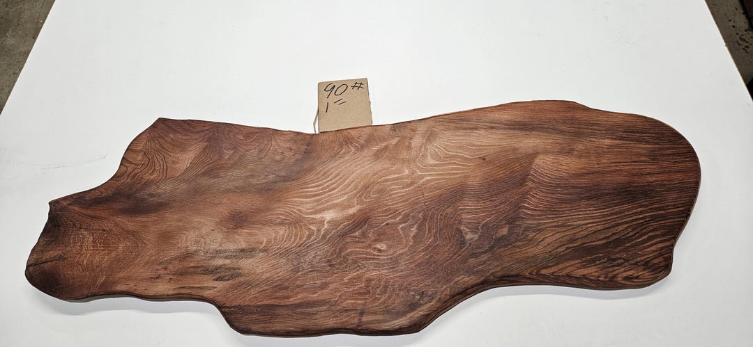 Old Growth Redwood Root Live Edge Slab W/burned Edges, One Faux Edge - Etsy