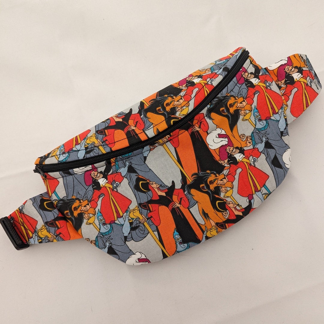 Villains of Disney Fanny Pack / Bum Bag / Minnie / Cute / Gift / Mickey ...