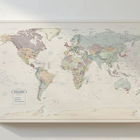 Intercontinental Cable Map of the World Wall Tapestry, World Map Wall ...