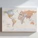 World Map - Rustic Style | Uncustomized | Old Style Wall Map | Map ...