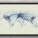 Flight Routes World Map Air Traffic Flight Patterns Flight Paths Map ...