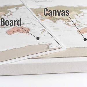 Personalized Push Pin Travel Map - Pin and Paint Travel Map - Custom ...