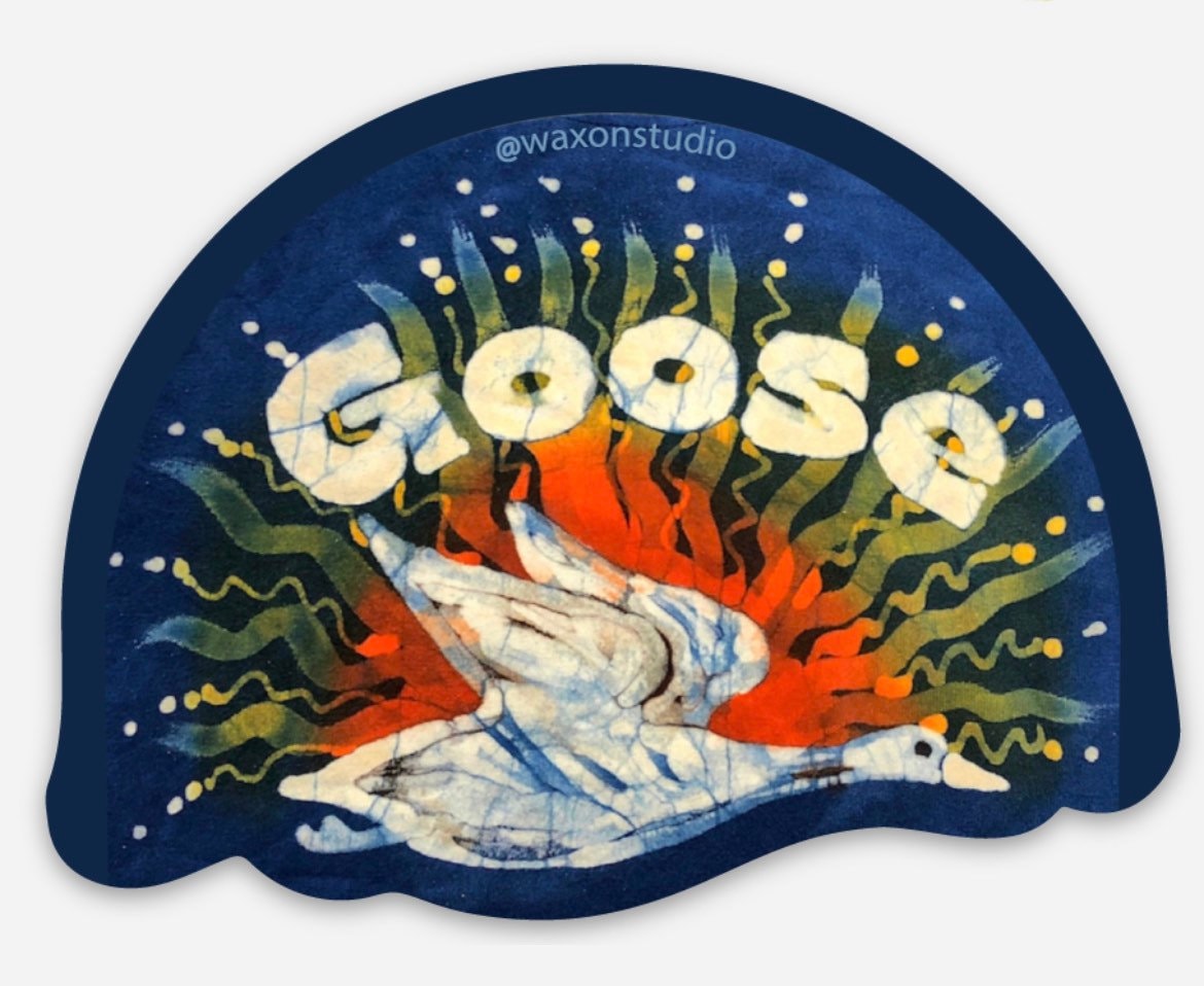 Goose the Band Batik Sticker 3 Jam Fan Art Bumper - Etsy