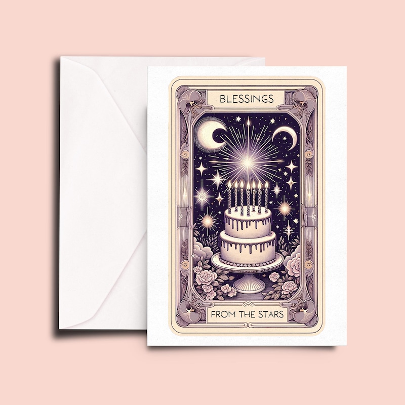 Tarot Birthday Card - Etsy