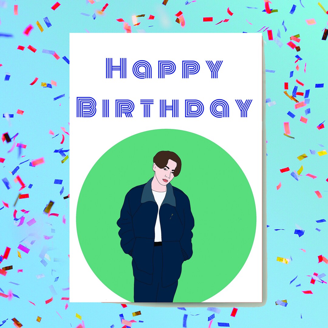Jungkook BTS Dynamite Birthday Card PDF - Etsy