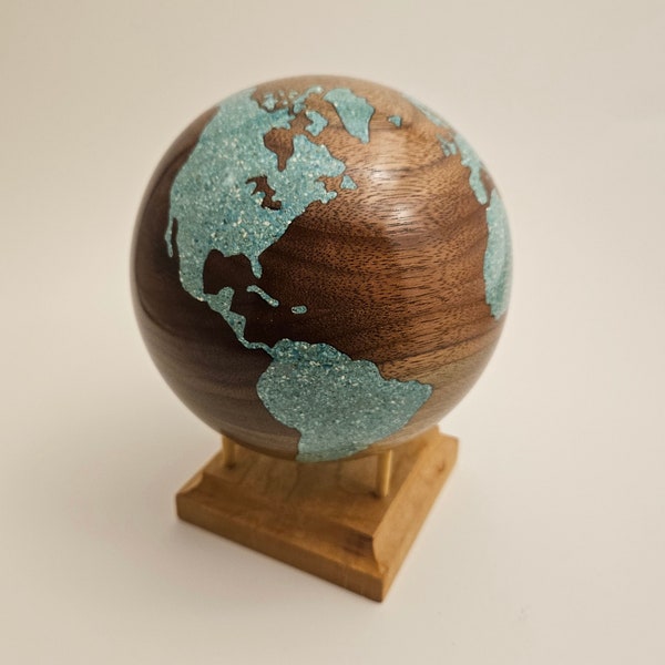 Wooden Globe - Etsy