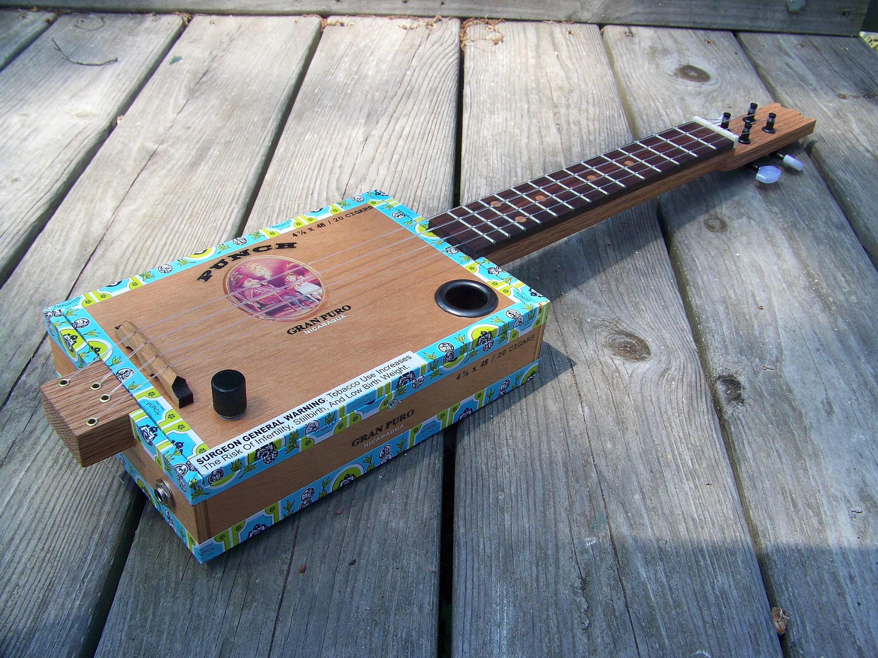 Cigr Box Ukelele - Black Trim - Etsy