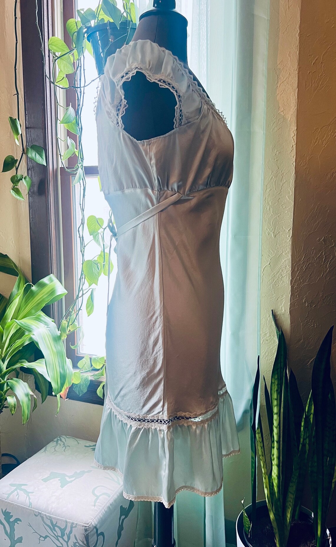 Gorgeous Pale Silver Blue Silk 2002 Slip Dress - Etsy