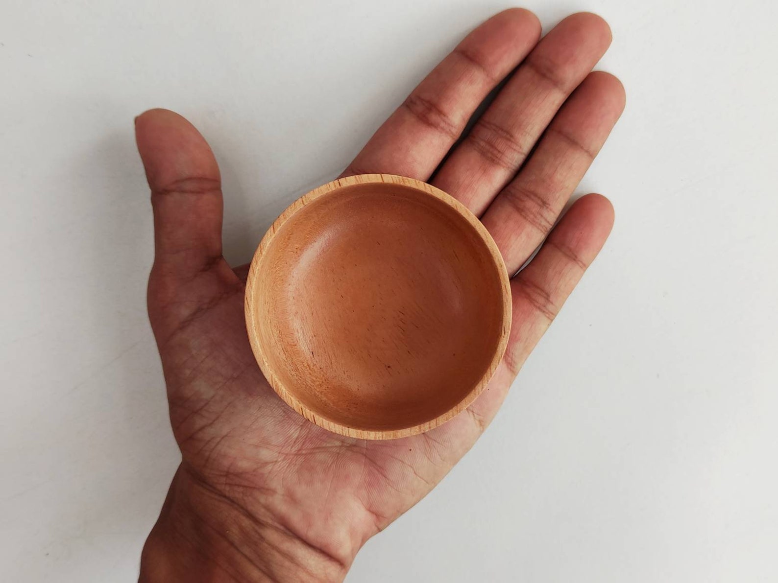 6 Small Wood Bowls 2.5 Inch. Tiny Bowl Table Condiment Set - Etsy