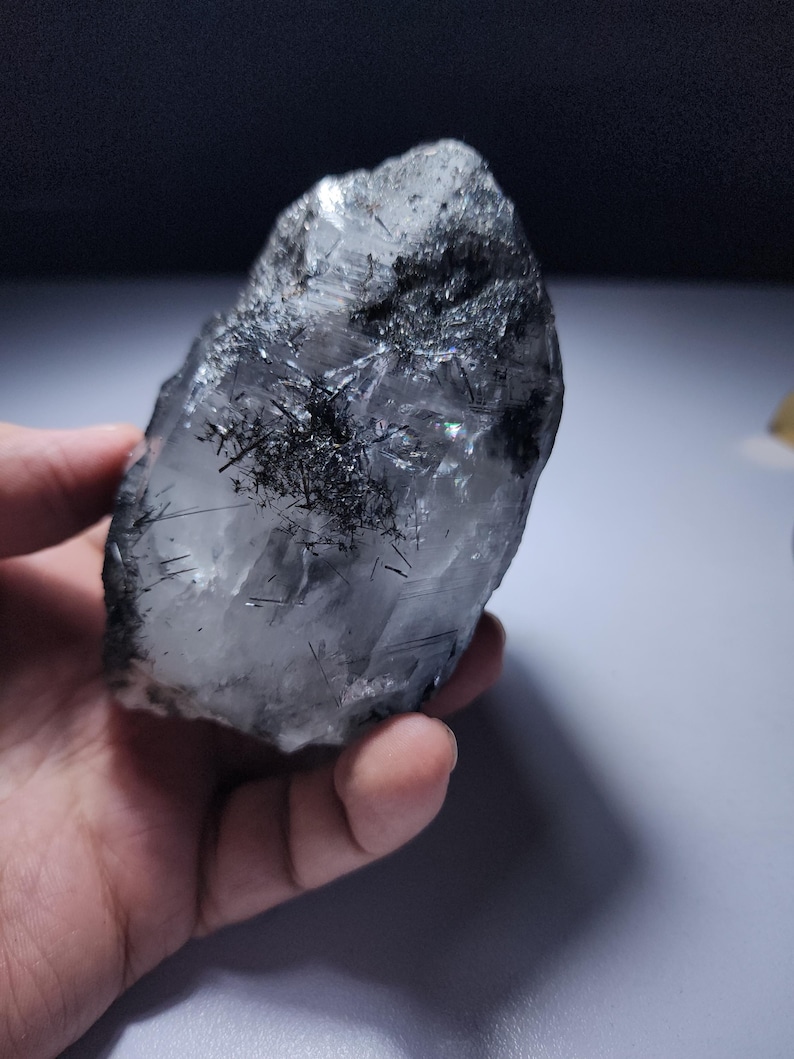 Quartz With Amphibole Inclusions - Etsy