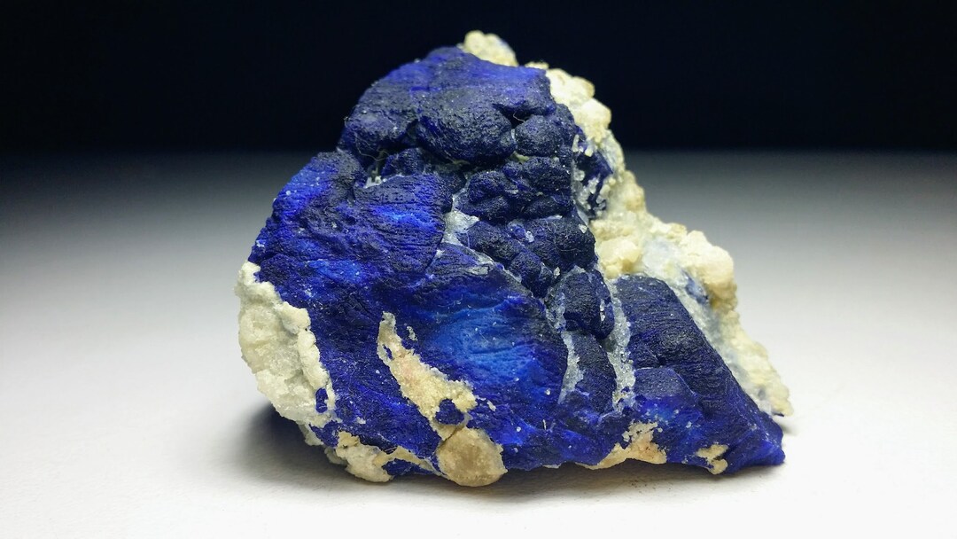 Dark Blue Lazurite Crystal on Matrix - Etsy