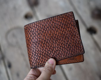 Beaver Tail and Ostrich Leg Wallet - Etsy
