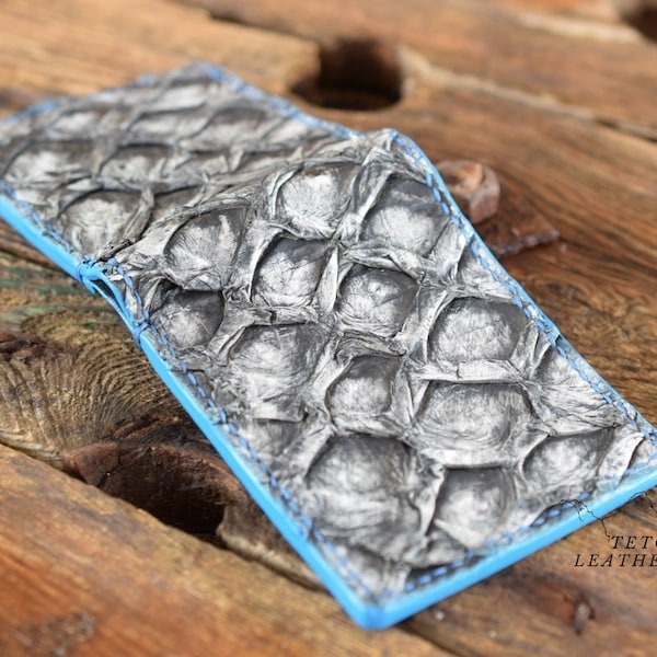 Fish Skin Leather Wallet Women - Etsy