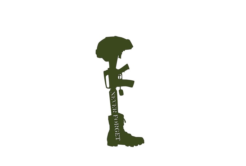 Military Never Forget Decal | Vinyl Transfer Decal | DIY Decal | Car ...