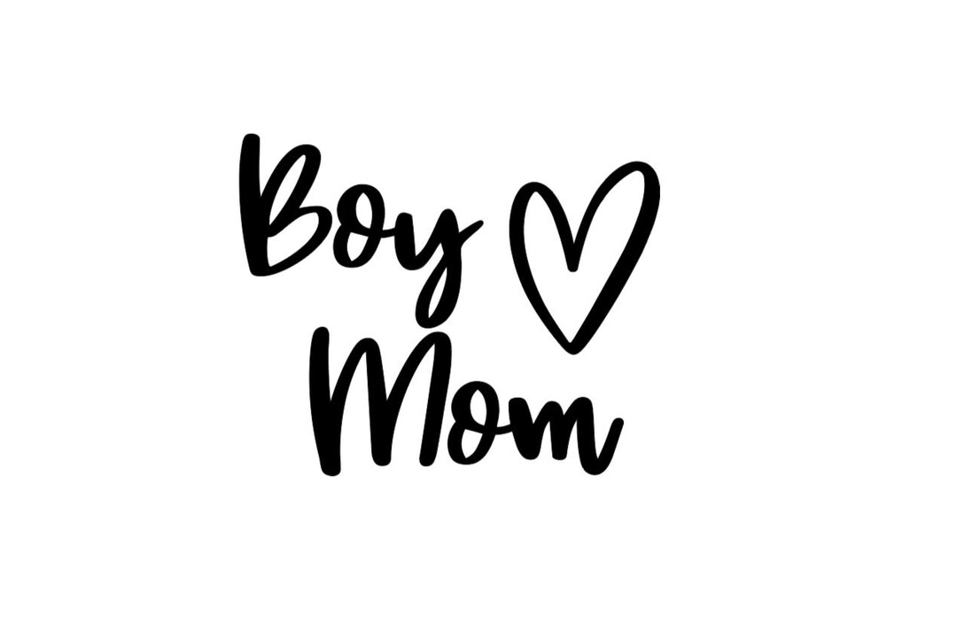 Boy Mom Decal | Vinyl Transfer Decal | DIY Decal | Car Decal | Bottle ...