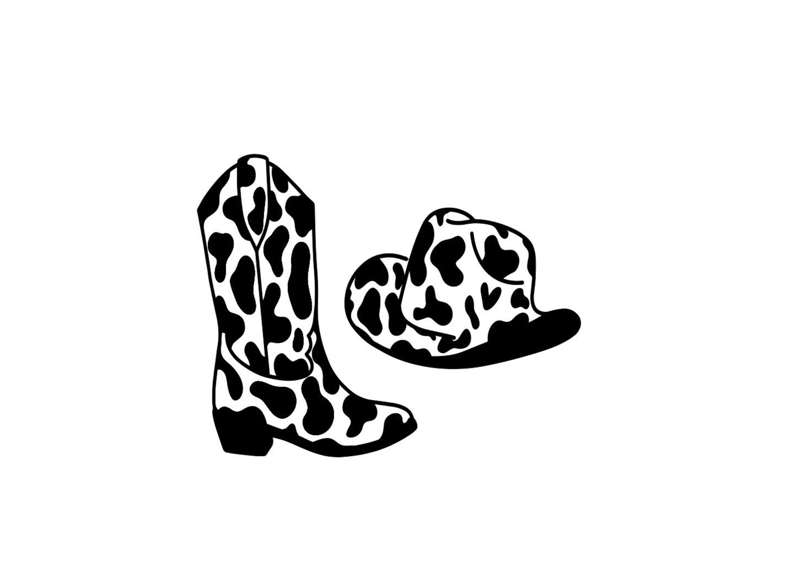 Cowboy/cowgirl Decal | Vinyl Transfer Decal | DIY Decal | Car Decal ...