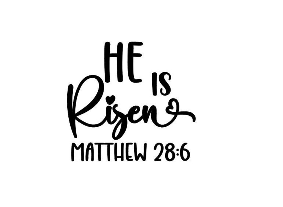 He is Risen Decal | Vinyl Transfer Decal | DIY Decal | Car Decal ...