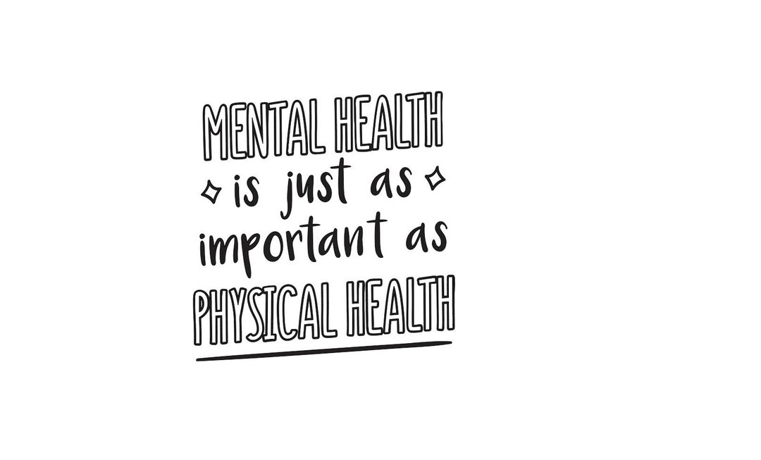 Mental Health is Important Decal | Vinyl Transfer Decal | DIY Decal ...