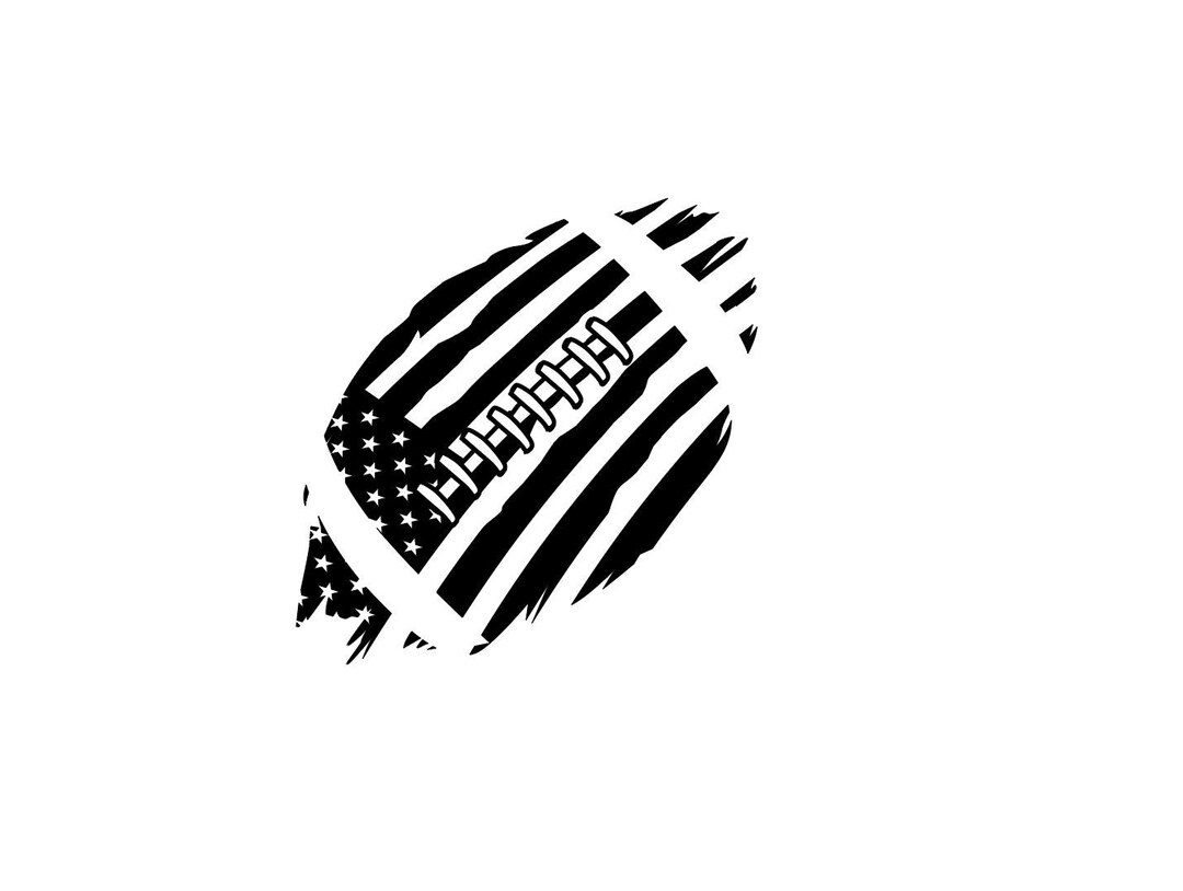 American Football Decal | Vinyl Transfer Decal | DIY Decal | Car Decal ...