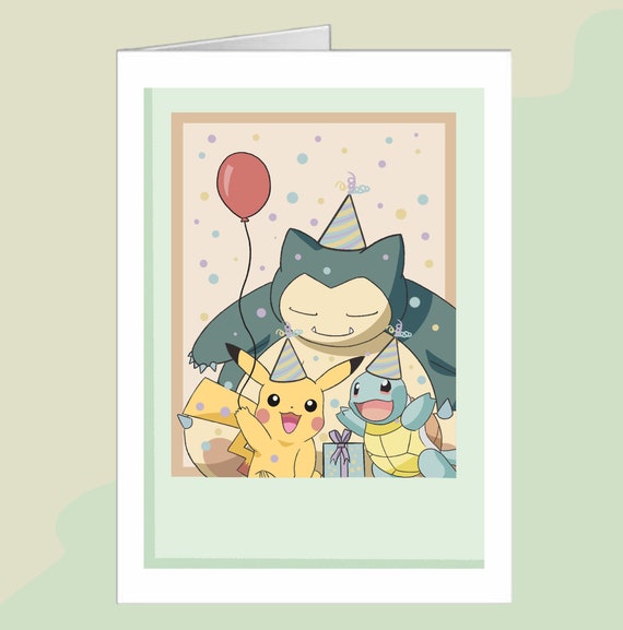 Happy Birthday Pokemon Style