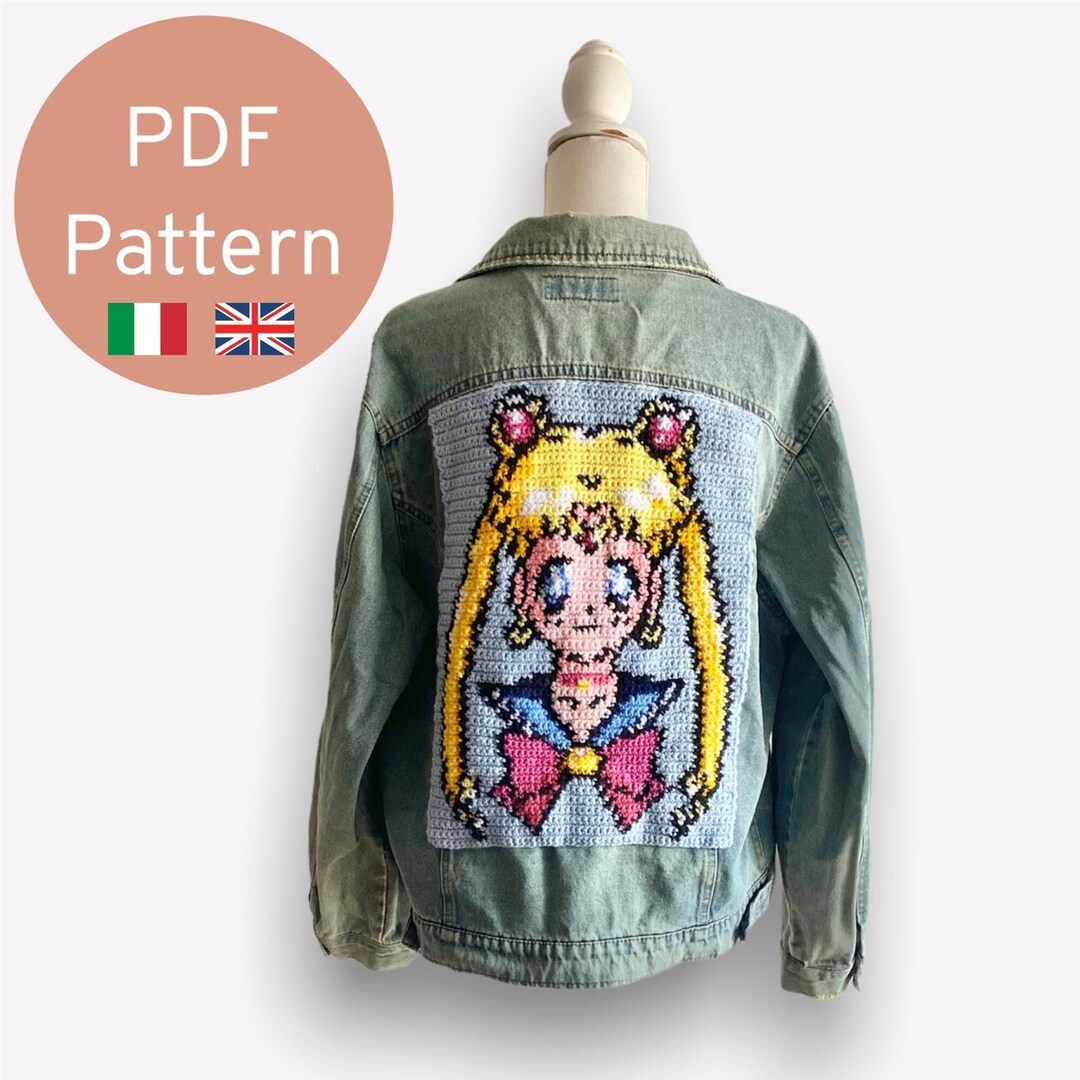 Pdf Sailor Moon Tapestry, Crochet Pattern Tapestry - Etsy