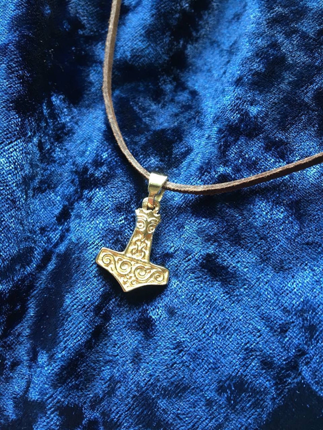 2.49 Grams, Solid, 14K, Yellow Gold, Double Sided, THOR'S, Hammer ...